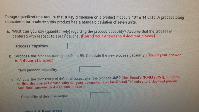 Solved Design specifications require that a key dimension on | Chegg.com