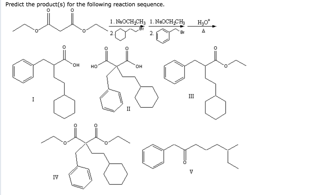 Solved Predict the product(s) for the following reaction | Chegg.com
