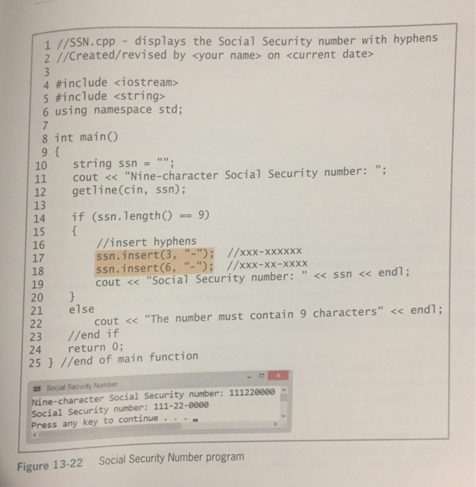 Solved In this exercise, you modify the Social Security | Chegg.com