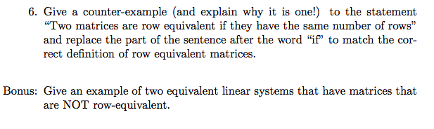 Solved 6. Give a counter-example (and explain why it is | Chegg.com