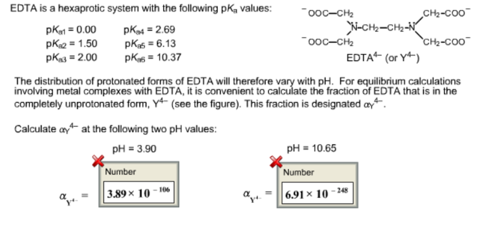 Solved EDTA is a hexaprotic system with the following pK_a | Chegg.com