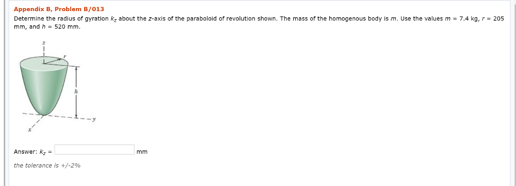 Solved Determine the radius of gyration k_z about the z-axis | Chegg.com