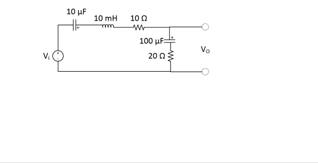 Solved Replace the 100uF capacitor with a 100mH inductor. | Chegg.com