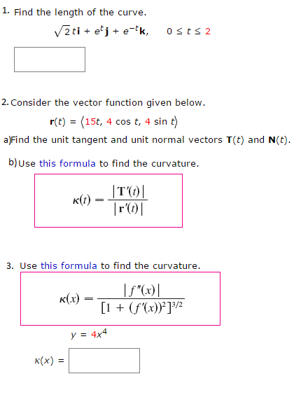 Solved Find the length of the curve. square root 2ti + e^tj | Chegg.com