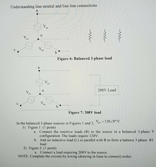 Solved Understanding line-neutral and line-line connections | Chegg.com