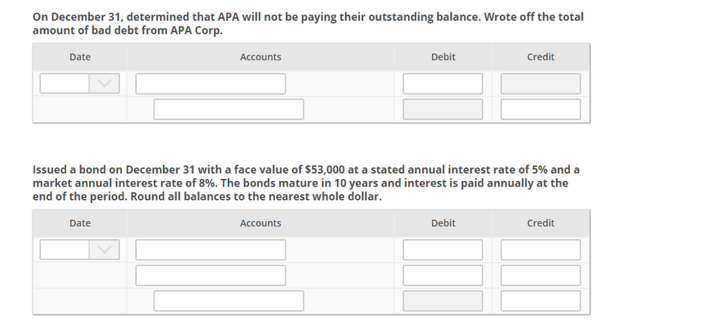 Solved On December 1, purchased inventory on account | Chegg.com