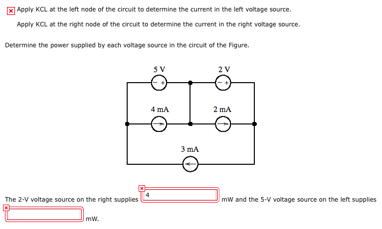Solved Apply KCL at the left node of the circuit to | Chegg.com