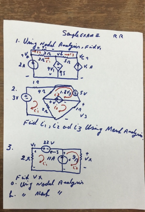 Solved Using Nodal Analysis, find v_1 Find i_1, i_2 and i_3 | Chegg.com Solved Using Nodal Analysis, find v_1 Find i_1, i_2 and i_3 | Chegg.com