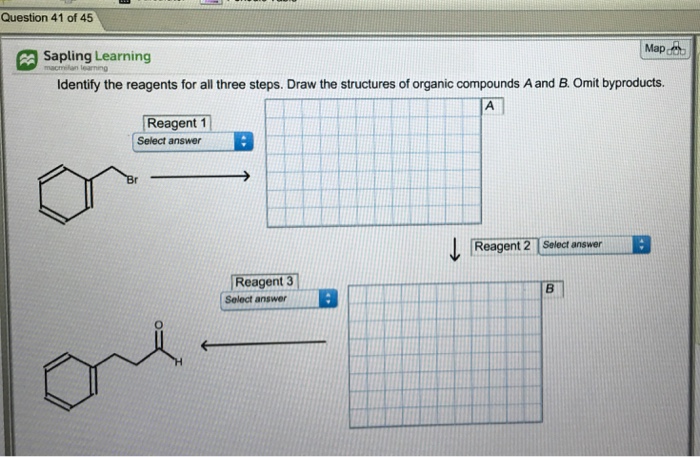Solved Identify the reagents for all three steps. Draw the | Chegg.com