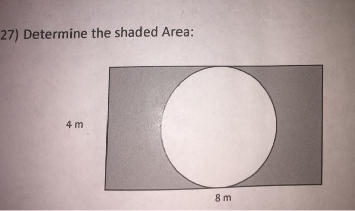 Solved Determine the shaded Area: | Chegg.com