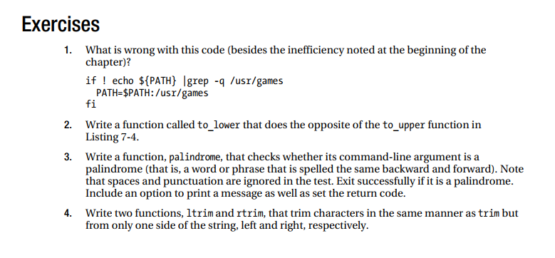 Solved Exercises What is wrong with this code (besides the | Chegg.com