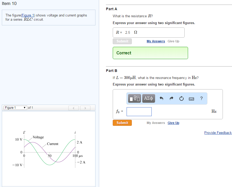 Solved The figure shows voltage and current graphs for a | Chegg.com Solved The figure shows voltage and current graphs for a | Chegg.com