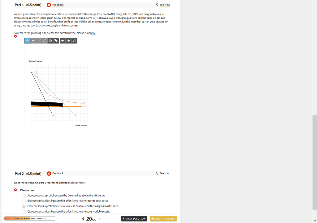 Solved A Monopolist Has The Following Fixed And Variable 
