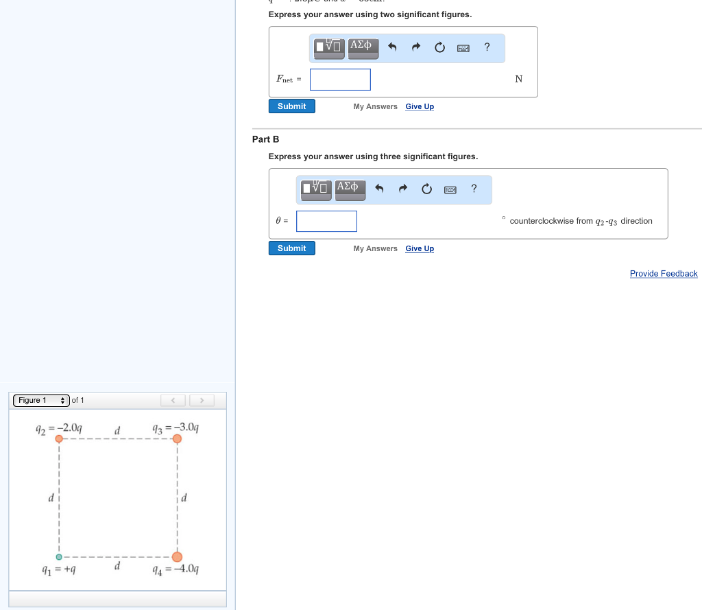 Solved Find the direction and magnitude of the net | Chegg.com