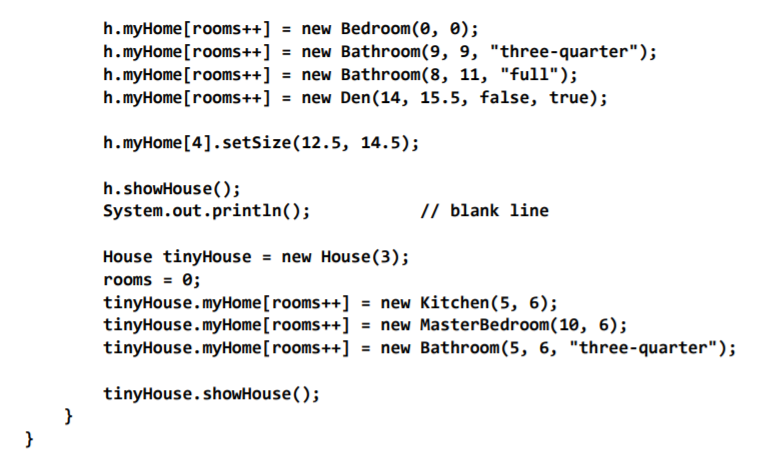 Solved I have written a multi-class Java program to hold | Chegg.com