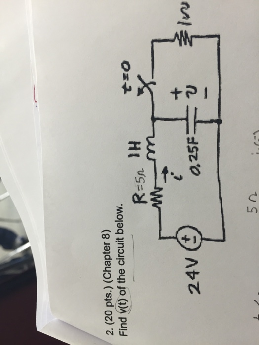 Solved Find v(t) of the circuit below. | Chegg.com