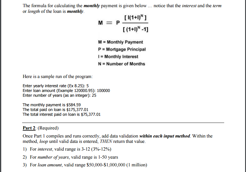Solved Part 1 Lab6_Methods.java contains instructions for | Chegg.com