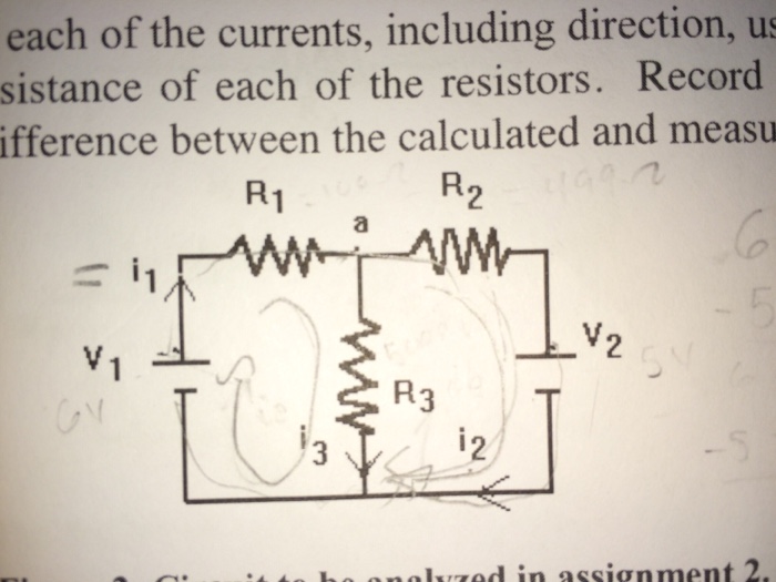Solved Part a)How do I find the current i1 i2 and i3, and | Chegg.com