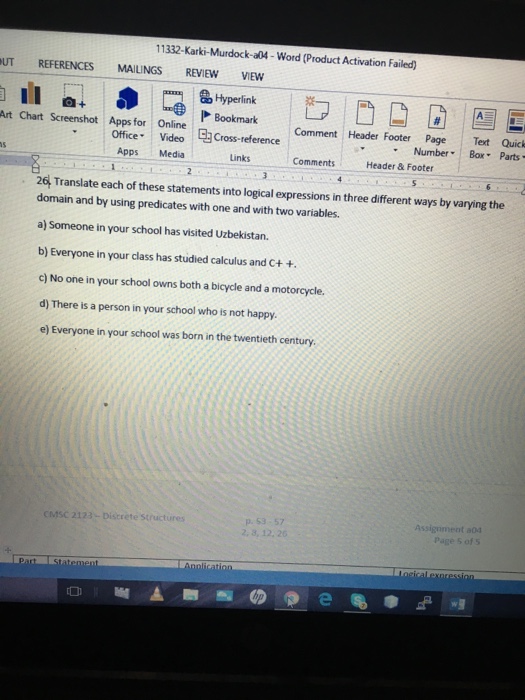 Translate Each Of These Statements Into Logical 