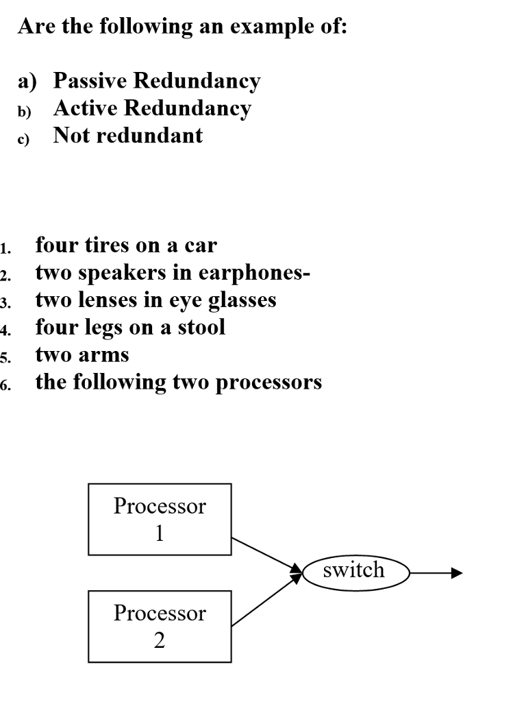 Solved Are the following an example of: a) Passive | Chegg.com