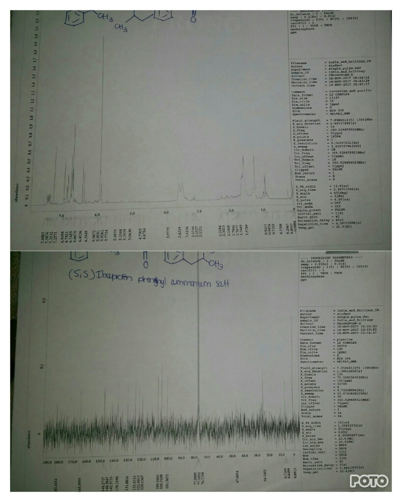 Solved I need help assigning the peaks of the 13C and 1H NMR | Chegg.com