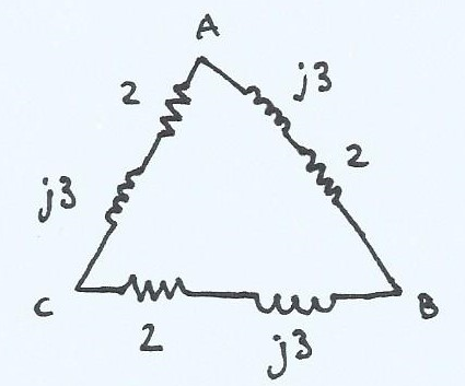 Solved Convert the balanced load to a wye configuration | Chegg.com