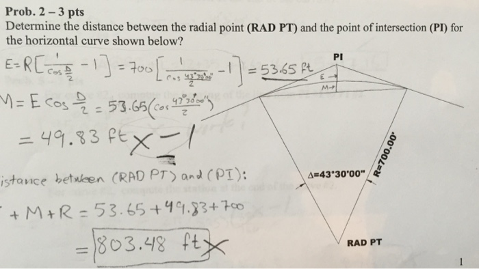 Solved Prob. 2- Determine the distance between the radial | Chegg.com