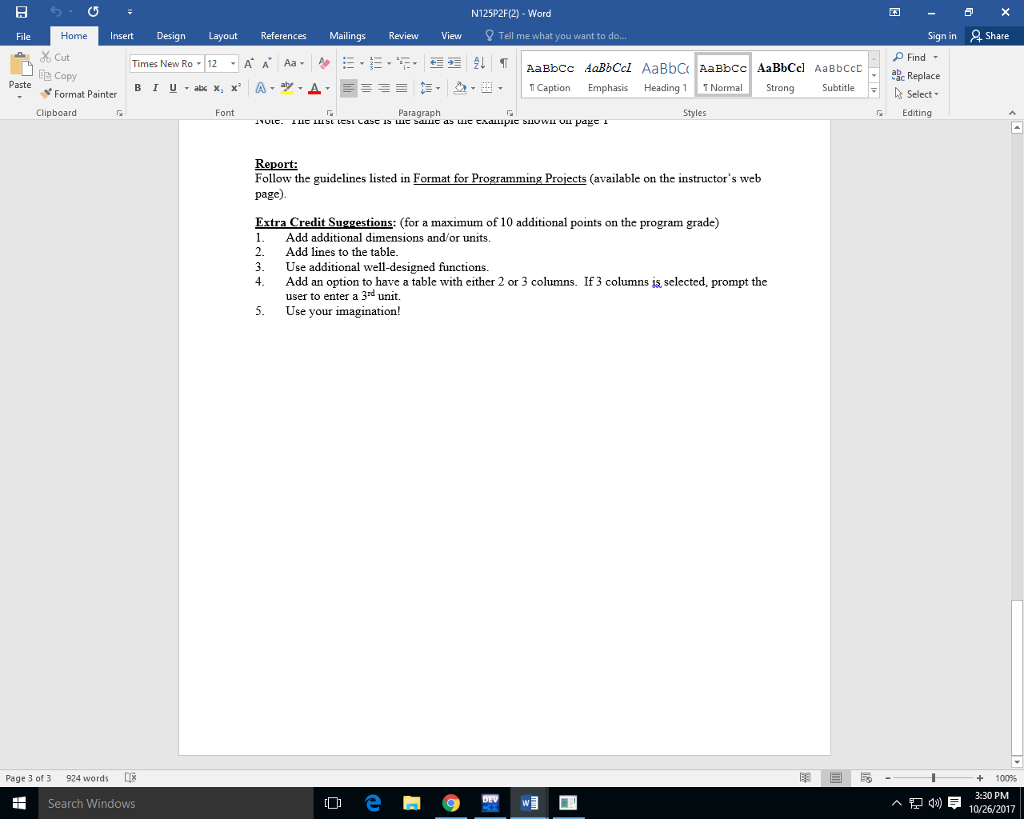 N125P2F(2)- Word File Home Insert Design Layout | Chegg.com