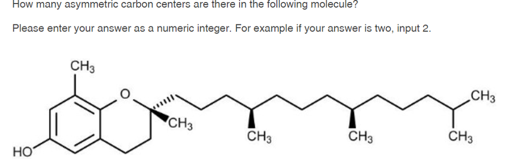 Solved How many asymmetric carbon centers are there in the | Chegg.com