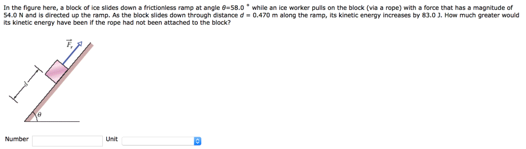 Solved In the figure, here, a block of ice slides down a | Chegg.com