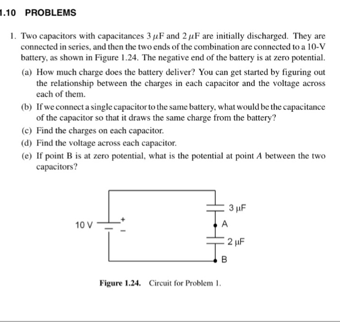 Solved Two capacitors with capacitances 3 mu F and 2 mu F | Chegg.com