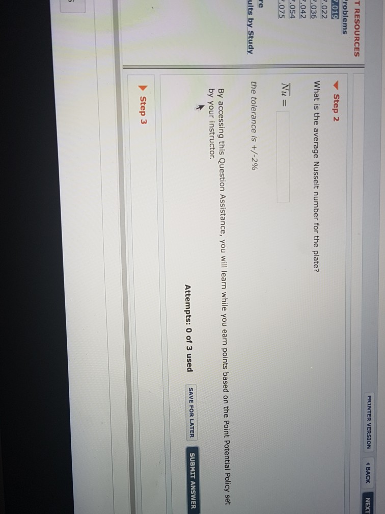 Solved pen Assignment PRINTER VERSION BACK NEXT mm and | Chegg.com