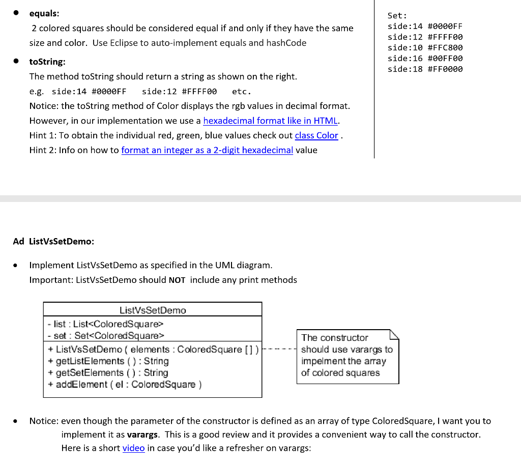 Solved What is the finished code in Java? Some code to start | Chegg.com