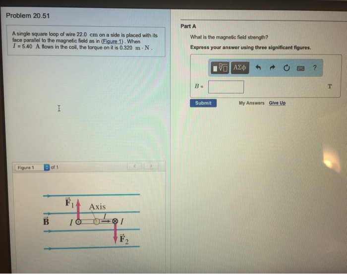 Solved A single square loop of wire 22.0 cm on a side is | Chegg.com