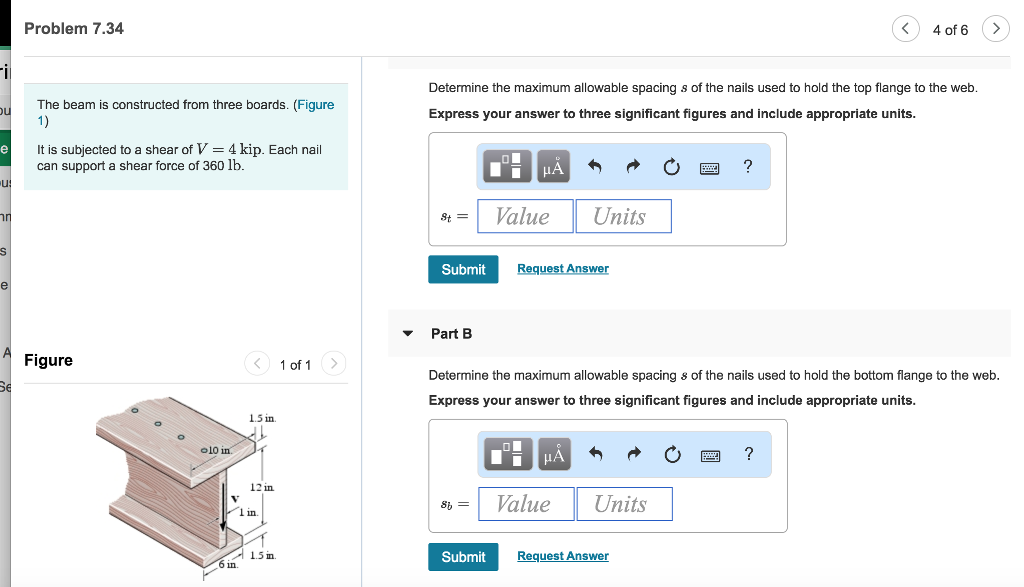 Solved Problem 7.34 〈 4016 〉 Determine the maximum allowable | Chegg.com
