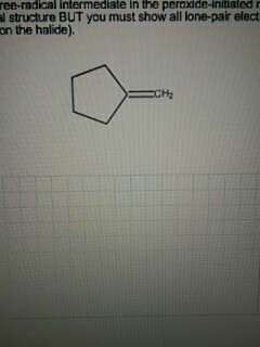 Solved Give the structure of the free-radical intermediate | Chegg.com