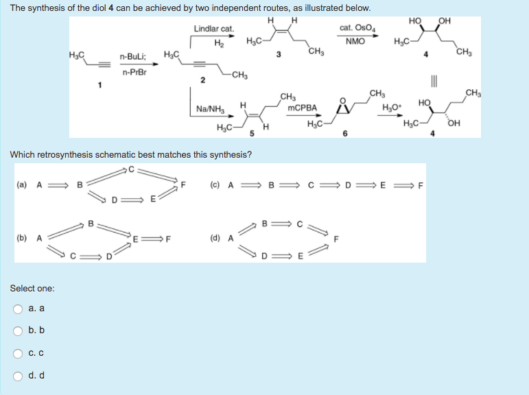 Solved Help with this Ochem question about retrosynthesis! | Chegg.com