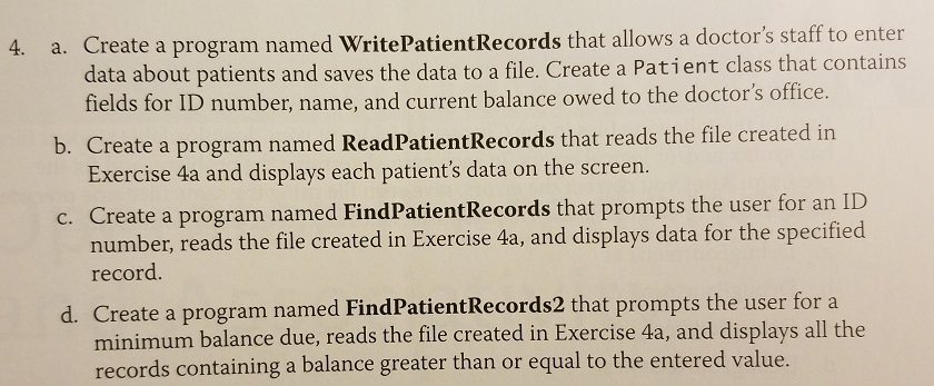 Solved C#: Files and Streams/Exception Handling Please | Chegg.com