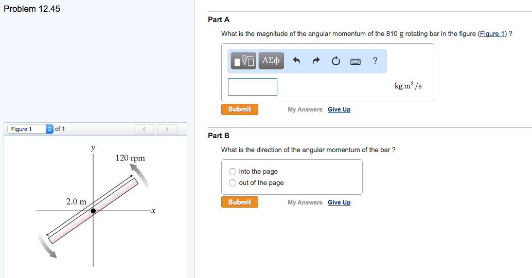 Solved What is the magnitude of the angular momentum of the | Chegg.com