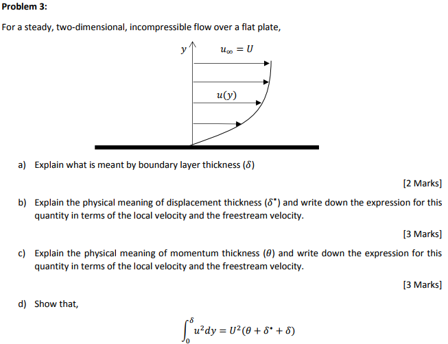 Solved Problem 3: For a steady, two-dimensional, | Chegg.com