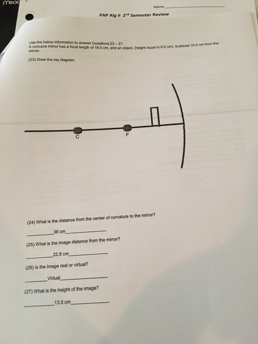 Solved Use the below information to answer Questions 23 - 27 | Chegg.com