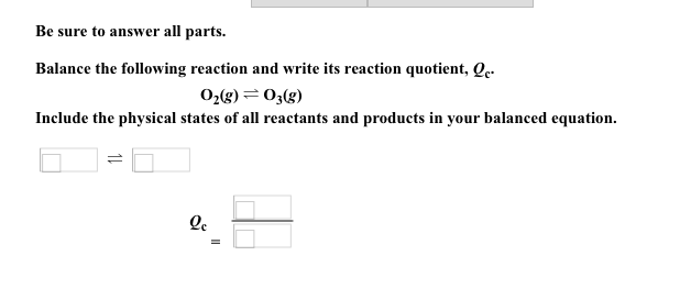 Solved Be sure to answer all parts. Balance the following | Chegg.com