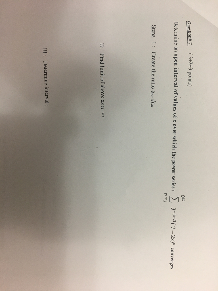 Solved Question#2 ( 3+2+3 points) Determine an open interval | Chegg.com