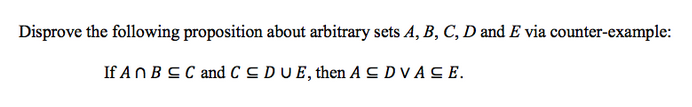 Solved Disprove the following proposition about arbitrary | Chegg.com