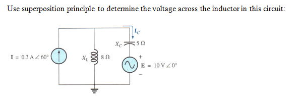 Solved Use superposition principle to determine the voltage | Chegg.com Solved Use superposition principle to determine the voltage | Chegg.com