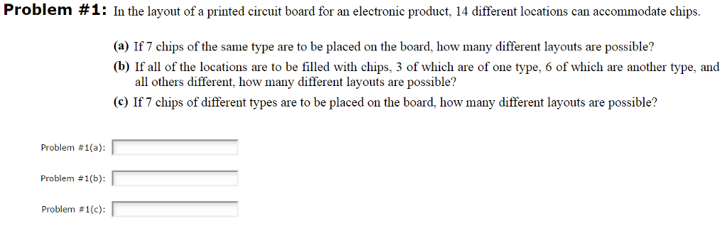 Solved Problem # 1 : În the layout of a printed circuit | Chegg.com