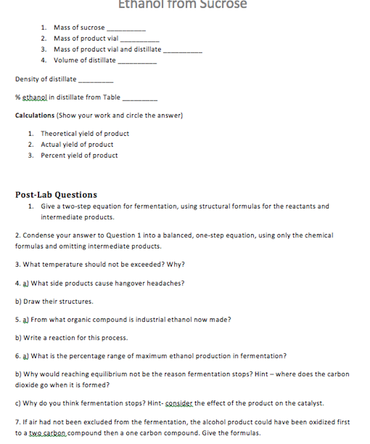 Solved: PLEASE ANSWER POST LAB QUESTIONS | Chegg.com