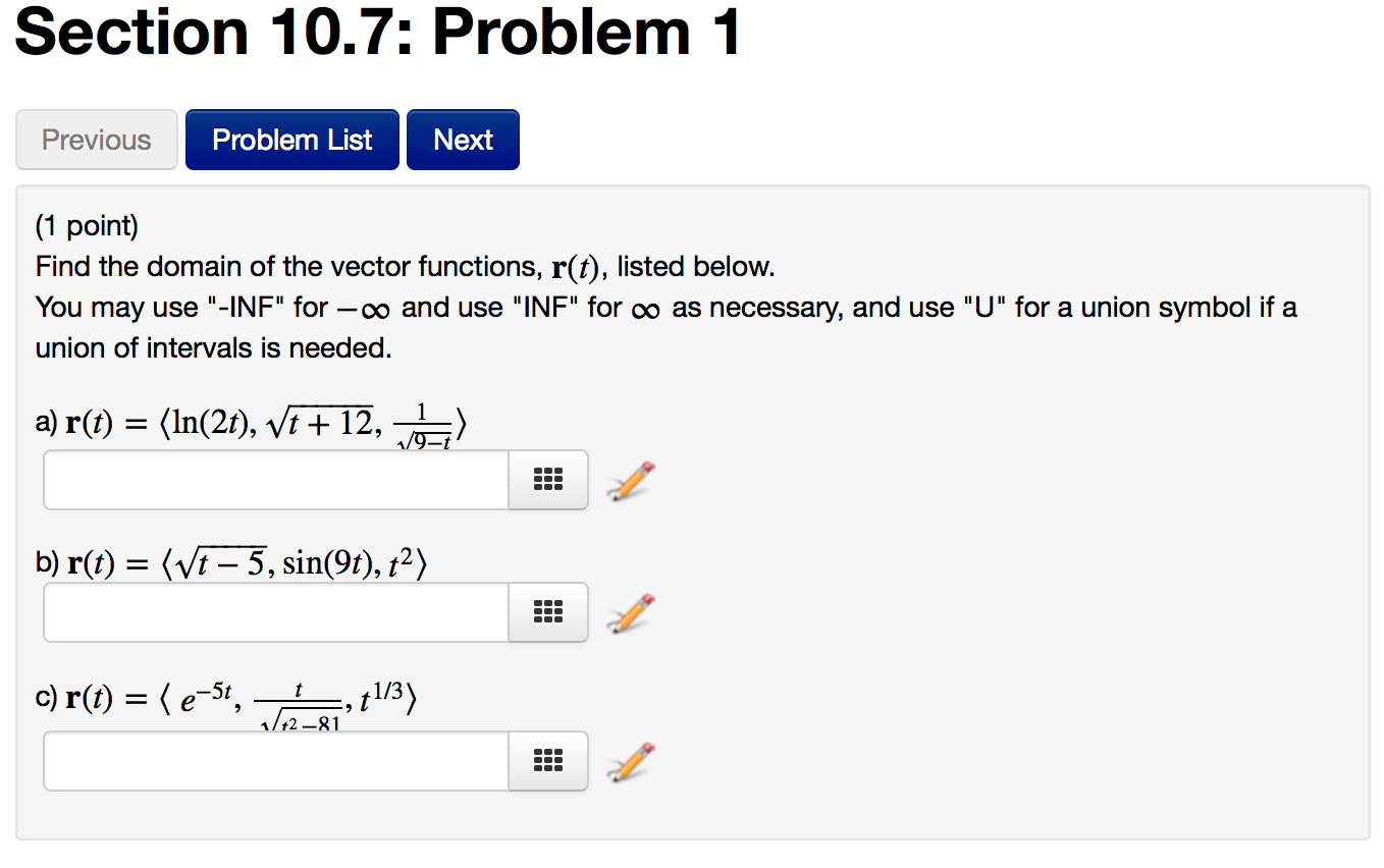 Solved Section 10 7 Problem 1 Previous Problem List Next 1