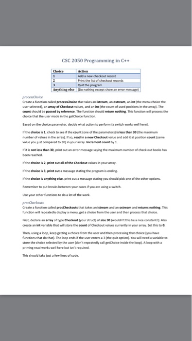 Solved CSC 2050 Programming in C++ Project 03: Library | Chegg.com