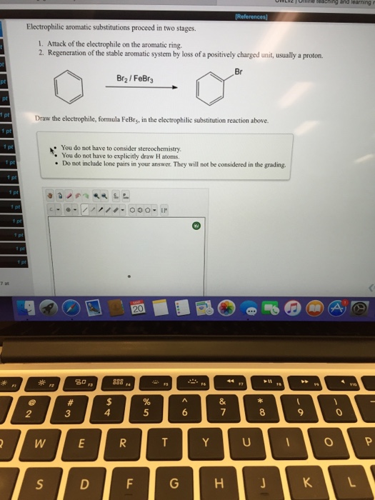 Solved Electrophilic aromatic substitution proceed in two | Chegg.com